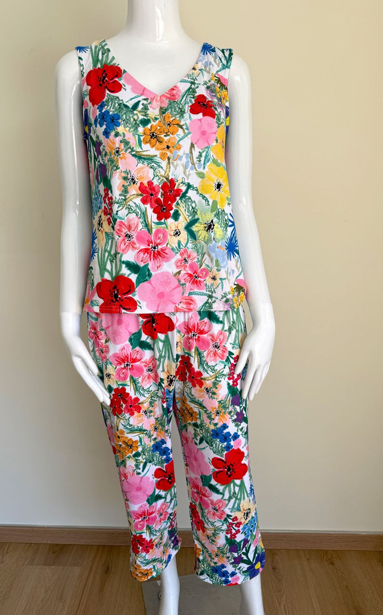 Conjunto Pijama Flores – Maskki